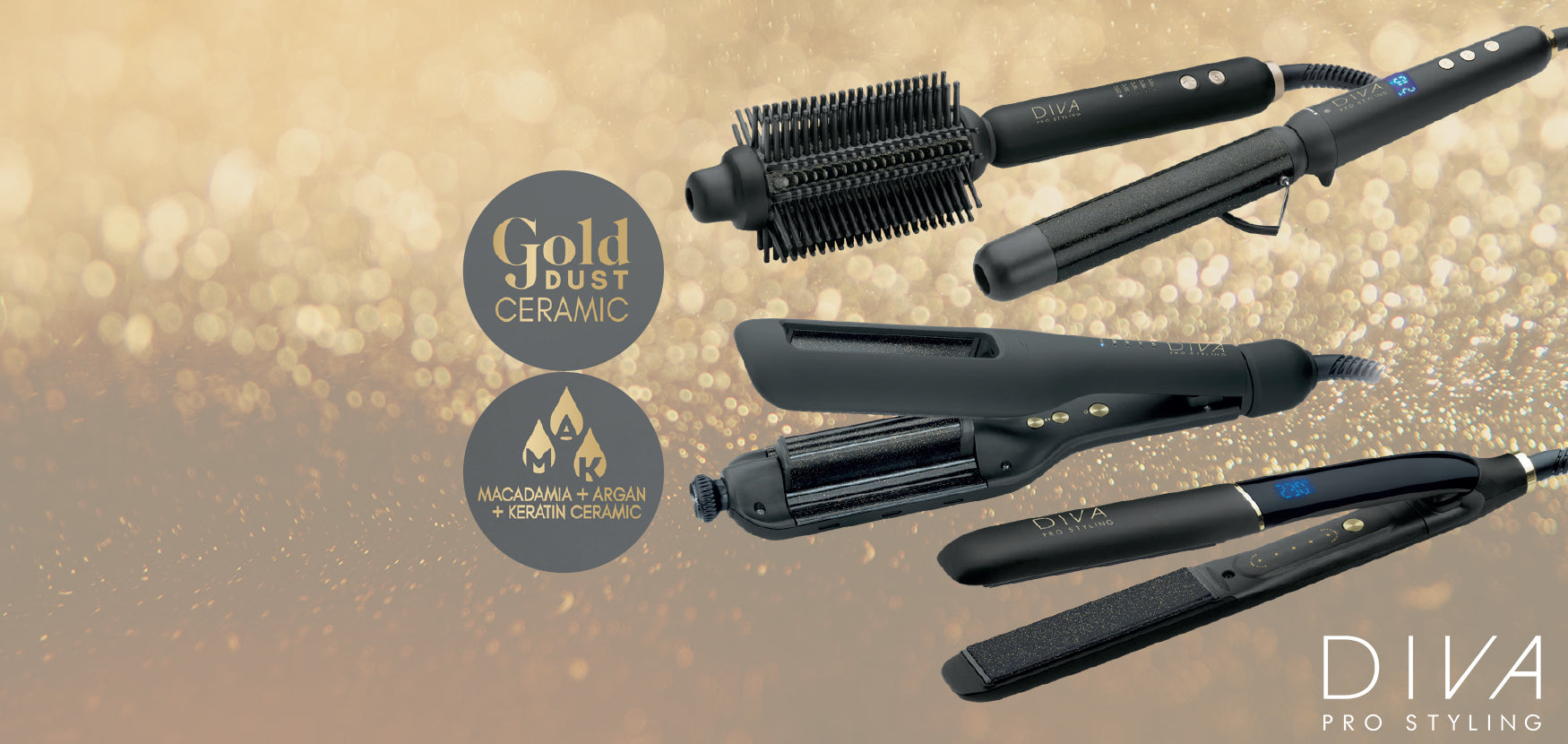 Diva Gold Dust Collection – Salon Supplies