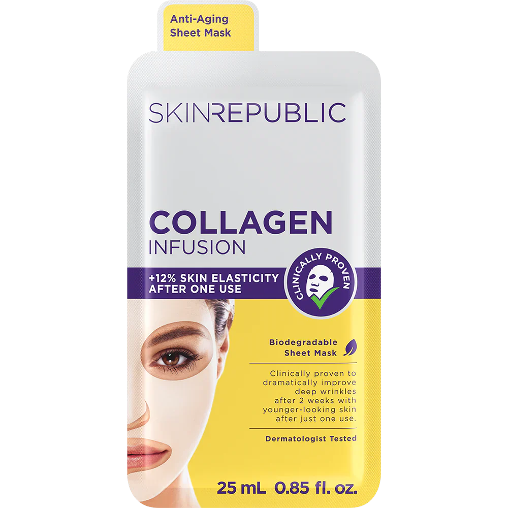 Skin Republic Collagen Infusion Face Mask 25ml – Salon Supplies