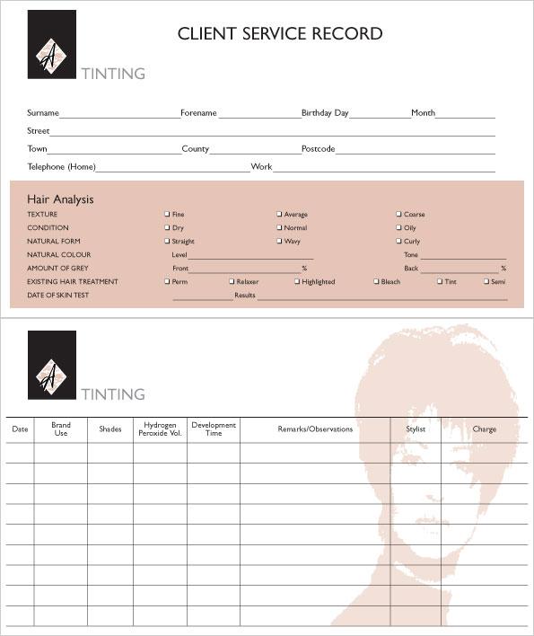 Agenda Record Cards Colour – Salon Supplies