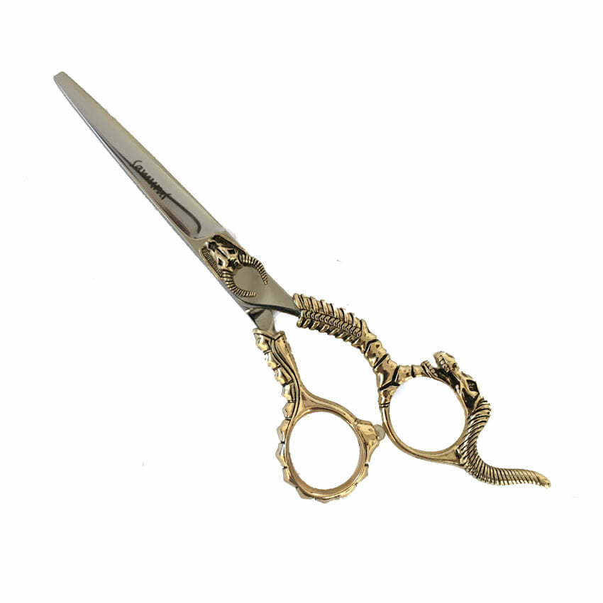 It&ly TRI Samurai Gold Gothic Diablo 6" Scissors – Salon Supplies